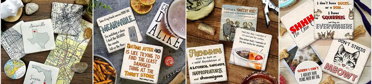 Tipsy Coasters – Uniquely Blended